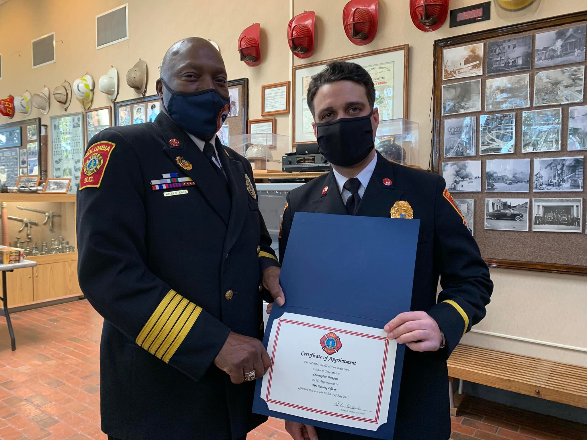 CRFD Names New Fire Training Officers & Fire Education Officer in ...